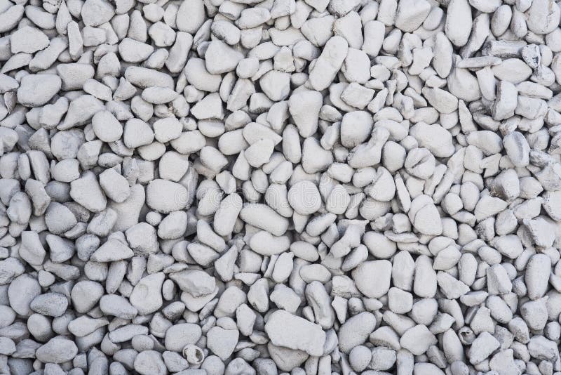 Texture: Pale Grey Rock Chippings / Aggregate Background. 4 Stock Image ...