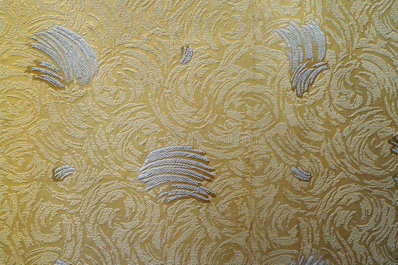 Texture of Pale Yellow Paper Wallpaper with Abstract Pattern Stock ...