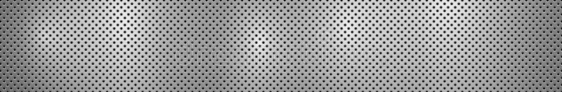 Texture Panorama of Metal with Reflection with Perforation Stock ...