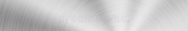 Texture Panorama of Silver Metal with Reflection Stock Illustration ...