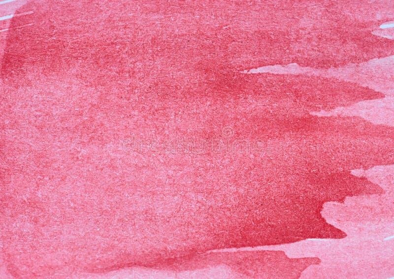 Texture of Paper Painted with Red Watercolor Paint Stock Illustration ...
