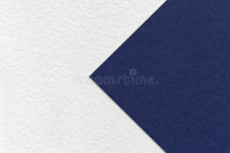 Texture of Paper White Background, Half Two Colors with Navy Blue Arrow ...