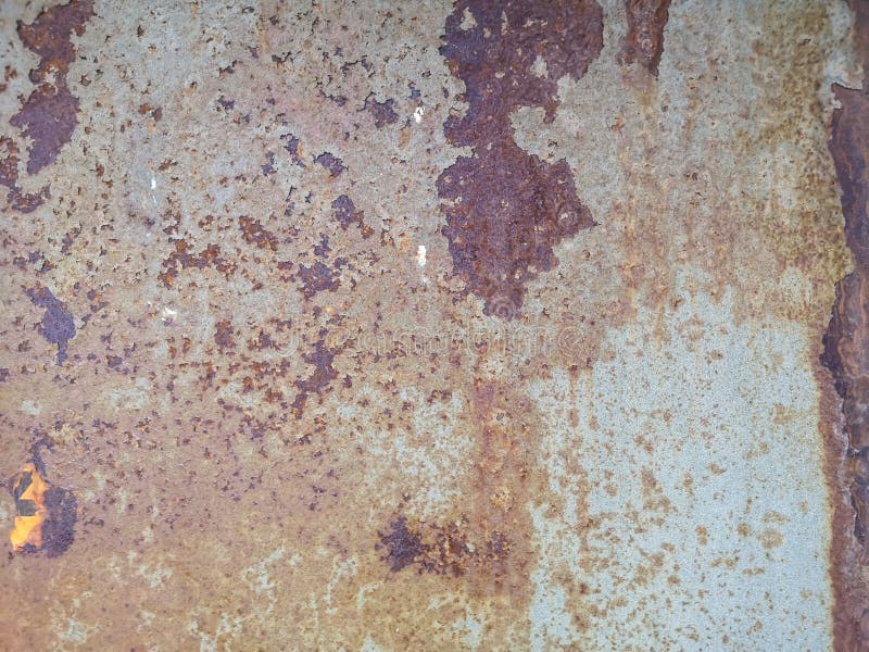 Texture Partially Painted Blue Rusty Wall. Rusty Wall Background with ...