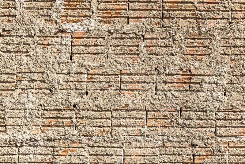 Texture Pattern of Bricks and Cement Wall Stock Image - Image of detail ...