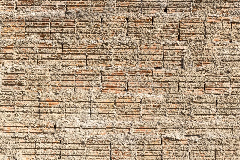 Texture Pattern of Bricks and Cement Wall Stock Image - Image of home ...