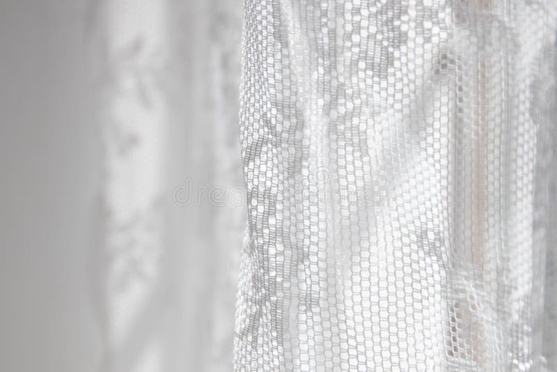 Close Up White Lace Curtain Stock Image - Image of decoration, blind ...