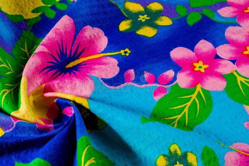 Texture, Pattern. Cloth with Patterned Patterns of Bright Colors Stock ...