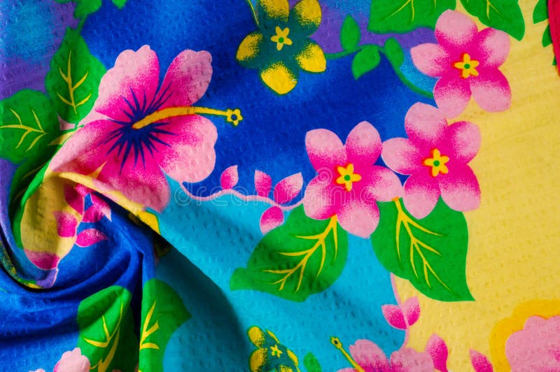 Texture, Pattern. Cloth with Patterned Patterns of Bright Colors Stock ...