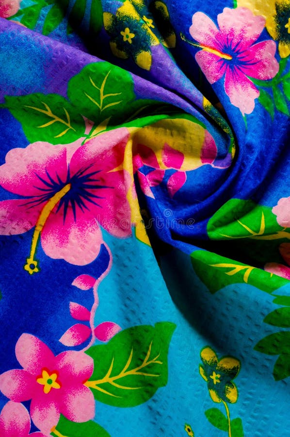 Texture, Pattern. Cloth with Patterned Patterns of Bright Colors Stock ...