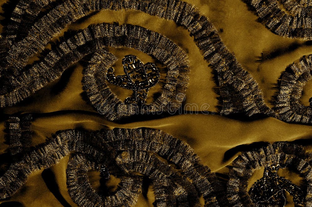 Texture Pattern. with Embroidered Patterns Stock Photo - Image of ...