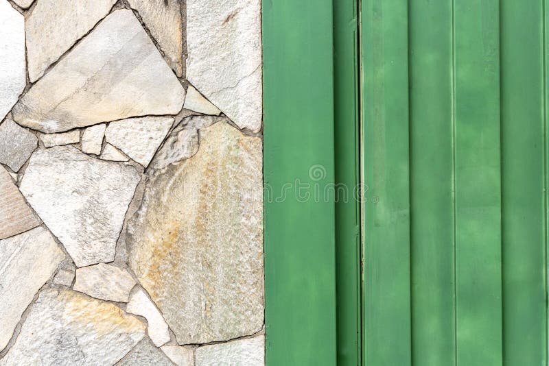 Texture Pattern of Iron Door of Closed Store Stock Photo - Image of ...