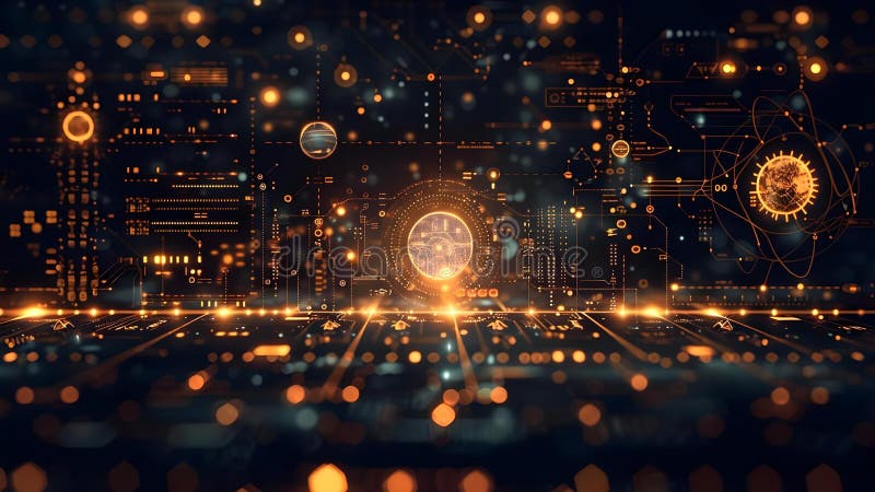 Texture Pattern Inspired By Quantum Computing Aesthetics Representing Quantum Computing