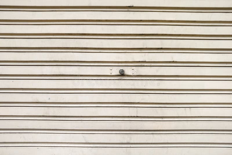 Texture Pattern of Iron Door of Closed Store Stock Photo - Image of ...
