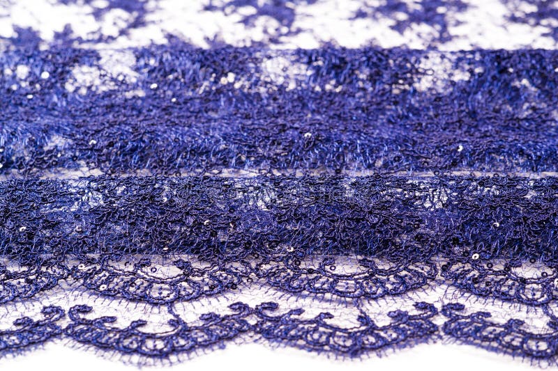 Texture, Pattern, Lace Blue on a White Background. Delicate and Classic ...