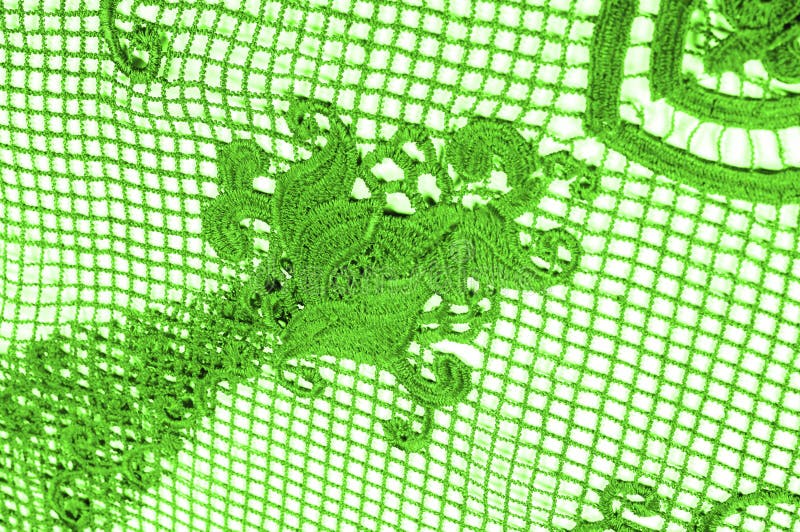 Texture, Pattern. Lacy Green Fabric Stock Image - Image of color, green ...