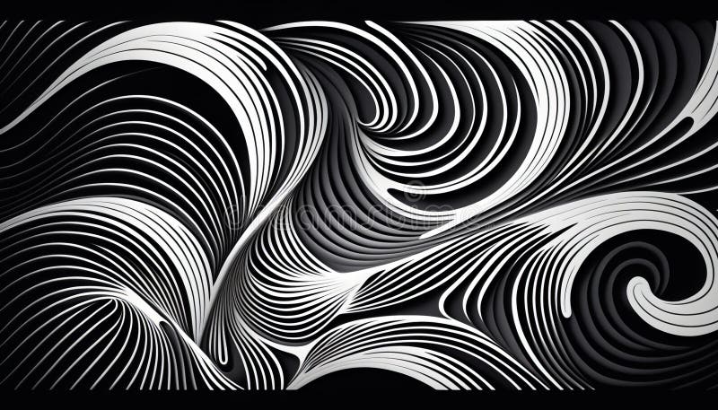 Texture Pattern Minimalist Vector Flow Art. AI Generative. Stock ...