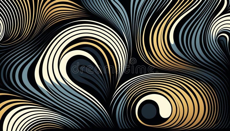 Texture Pattern Minimalist Vector Flow Art. AI Generative. Stock ...