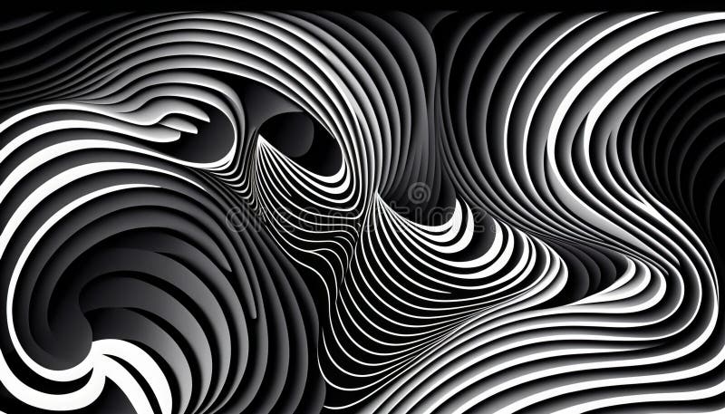 Texture Pattern Minimalist Vector Flow Art. AI Generative. Stock ...