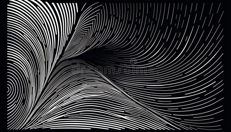 Texture Pattern Minimalist Vector Flow Art. AI Generative. Stock ...