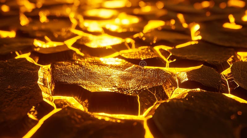 The Texture and Pattern of Nature Revealed on a Sunlit, Cracked Earth ...