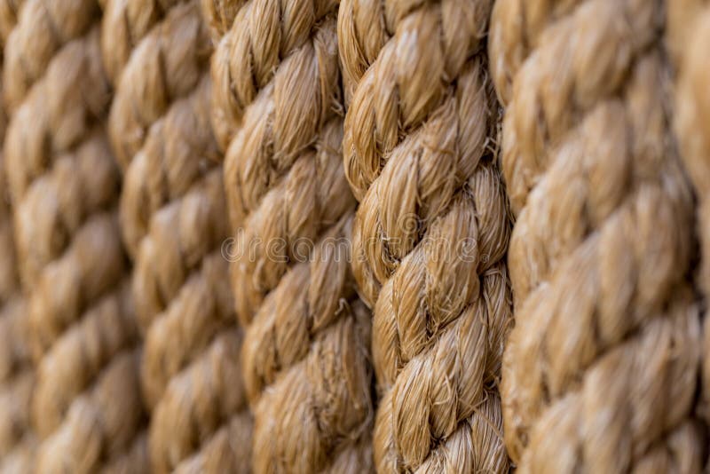 Texture and Pattern of Old Brown Rope Stock Image - Image of texture ...