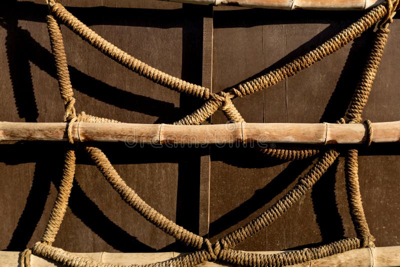 Texture and Pattern of Old Brown Rope Stock Photo - Image of pattern ...