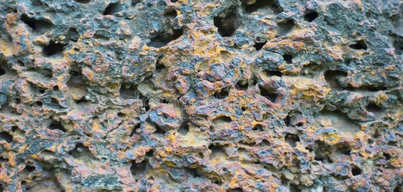 Texture and Pattern of Old Stone Surface with Rust Stock Photo - Image ...