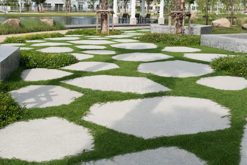 Texture or Pattern of Paving Walkway Stock Image - Image of park ...