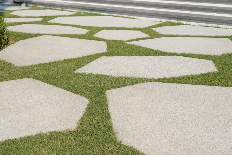 Texture or Pattern of Paving Walkway Stock Image - Image of concrete ...