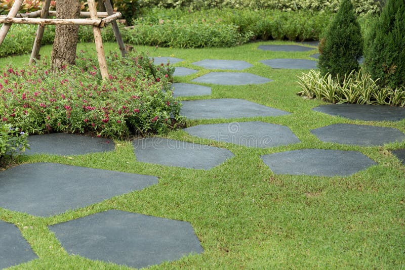 Texture or Pattern of Paving Walkway. Stock Photo - Image of ...