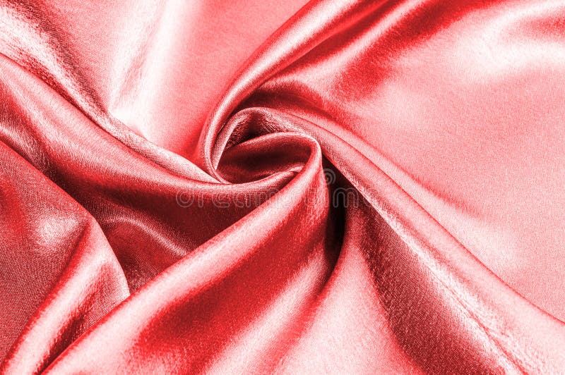 Texture, Pattern. Silk Fabric Red, Metallic Thread Stock Image - Image ...