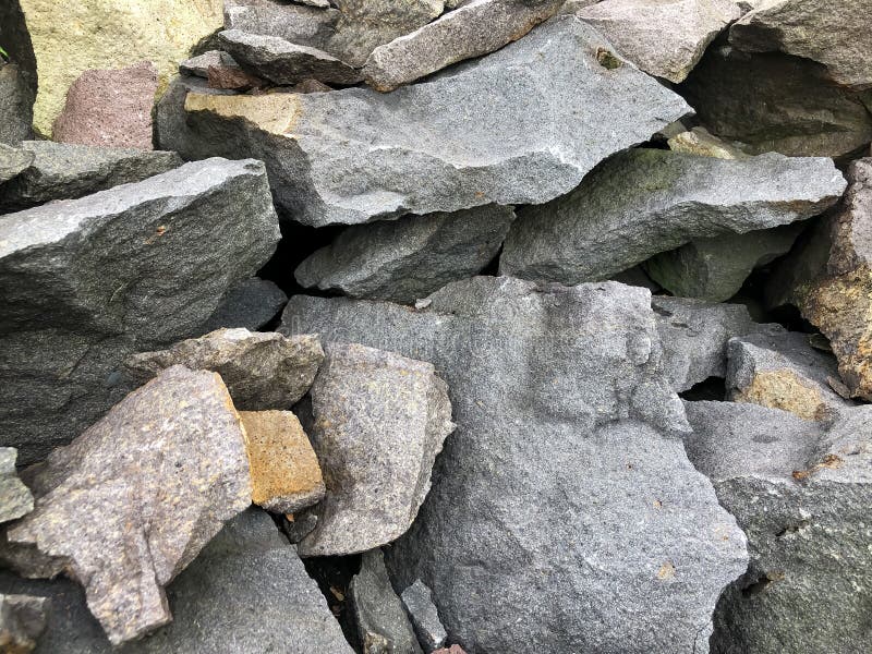 Texture and Pattern of Stone Pile. Material Building Background Stock ...