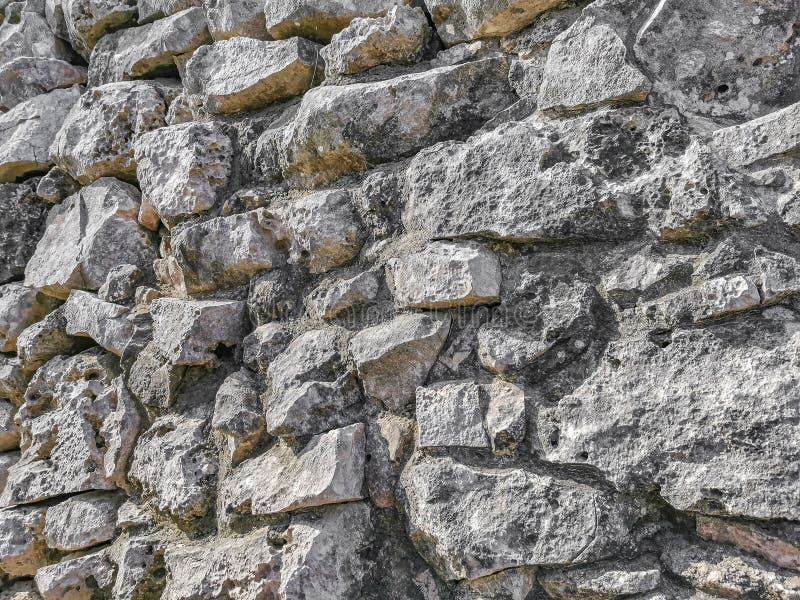 Texture Pattern of Tulum Ruins Mayan Site Temple Pyramids Mexico Stock ...