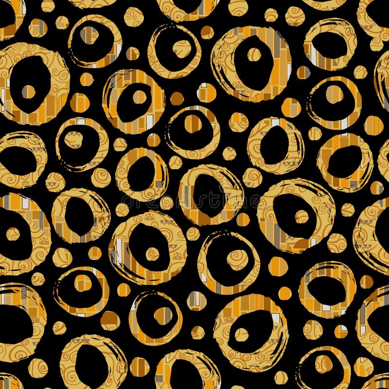 Texture Pattern Vector Seamles Circles Stock Vector - Illustration of ...