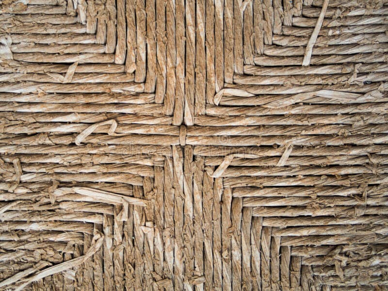 Texture Pattern Worn Rush Chair Woven Seat Wicker Ruined Stool Stock ...