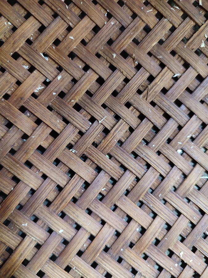 Texture or Pattern of Woven Wood from Indonesia Stock Image - Image of ...