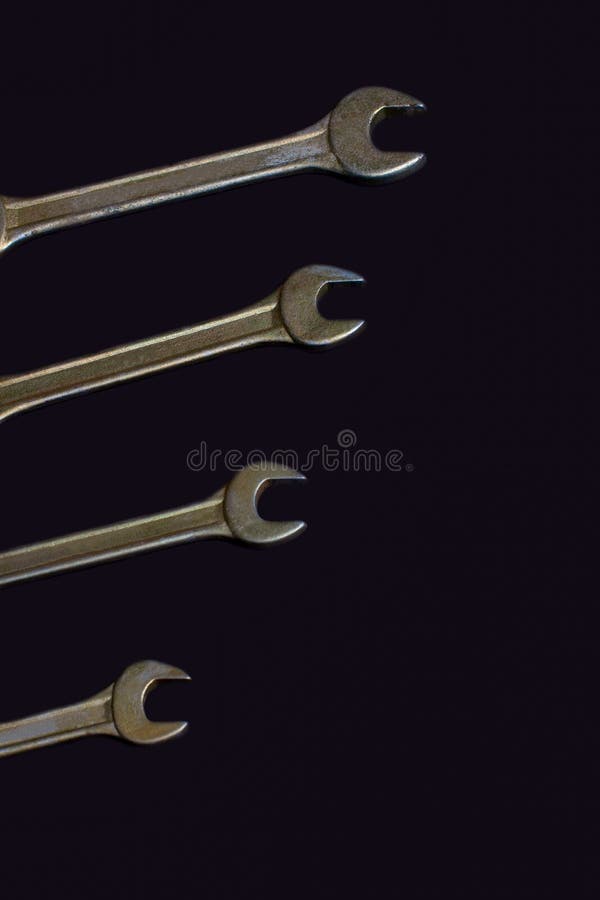 Texture Pattern with Wrench Tools Stock Image - Image of used, work ...