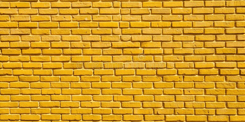 Texture or Pattern of a Yellow Break Wall AI Generative Stock ...