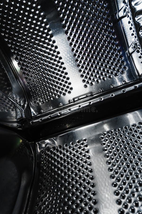 Texture Patterns Inside the Washing Machine Drum Stock Image - Image of ...