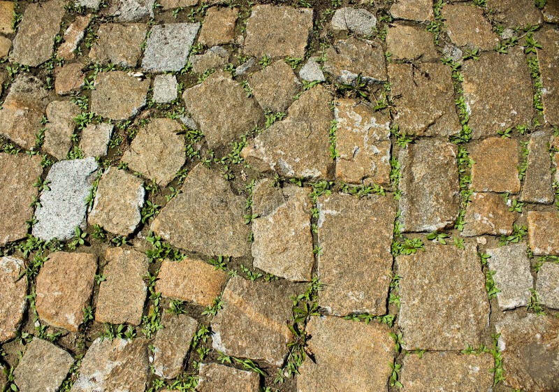 Texture of a Paved Stone Road Stock Photo - Image of black, floor: 96203820