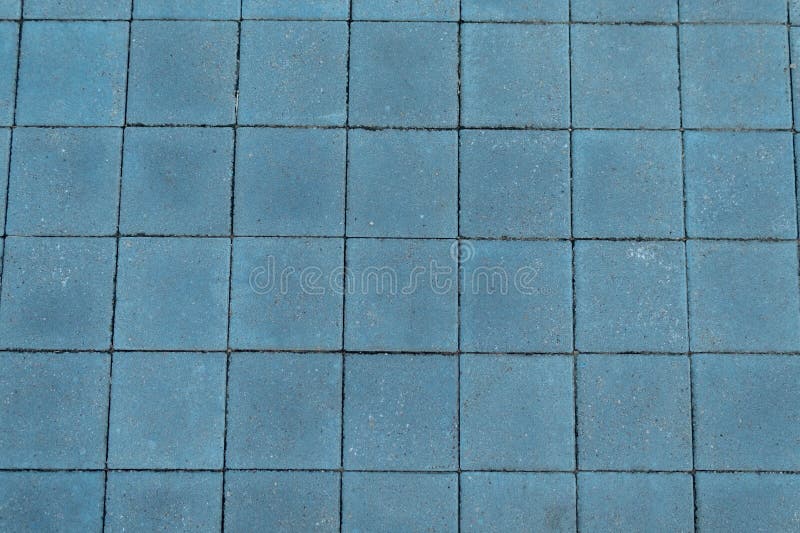 The Texture of the Paved Tile on the Bottom of the Street. Cement Brick ...