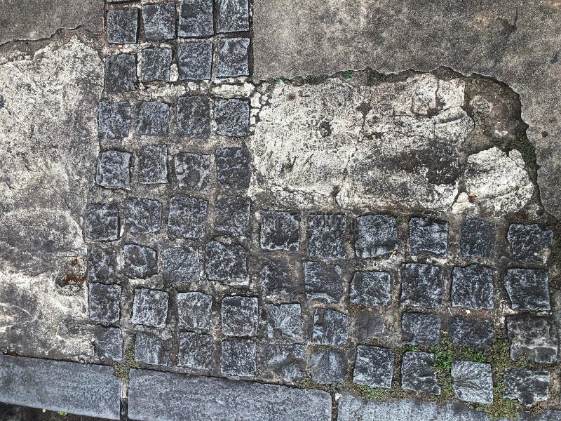 Stone Paving Block Sidewalks Stock Photo - Image of asphalt, surface ...