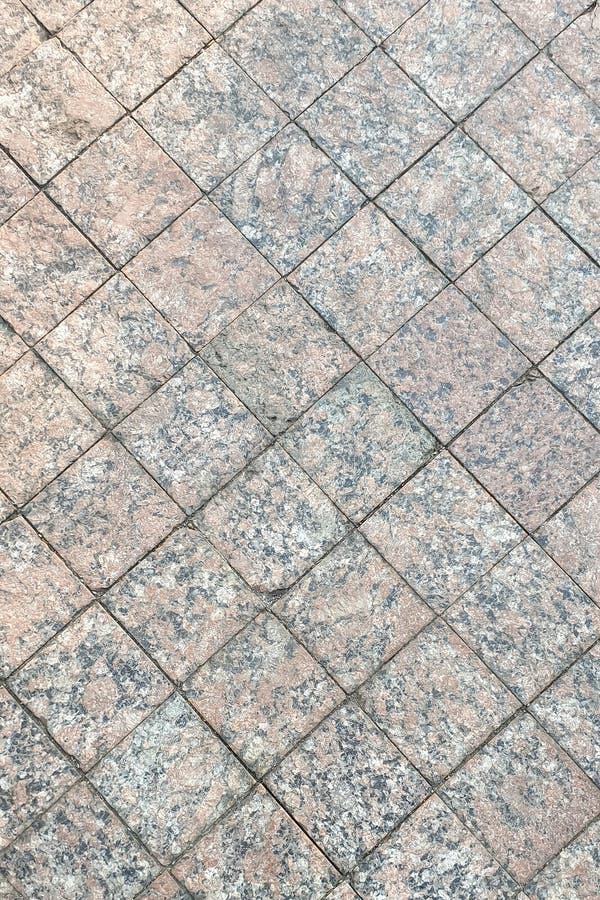 Texture of Paving Slabs Closeup . Grey Square Pattern. Stock Image ...