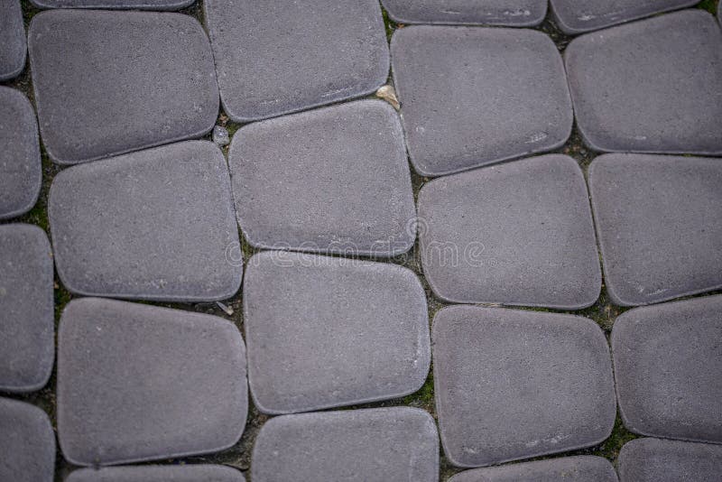 The Texture of Paving Slabs To Create a Rounded Shape Stock Photo ...