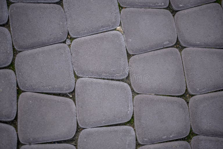 The Texture of Paving Slabs To Create a Rounded Shape Stock Photo ...