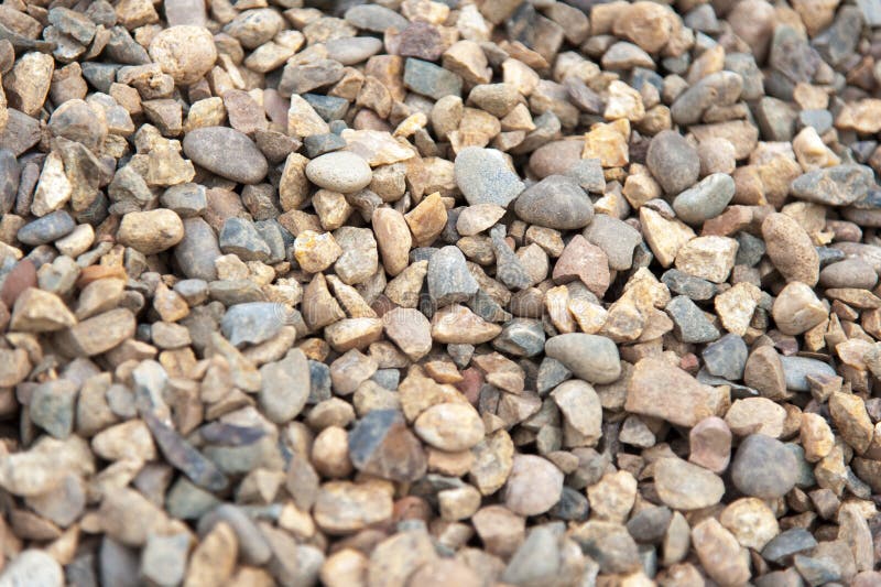 The Texture of the Pebble Stones of Different Sizes Stock Photo - Image ...
