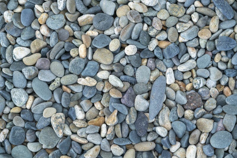 The Texture of the Pebbles in Close-up As a Background Stock Photo ...