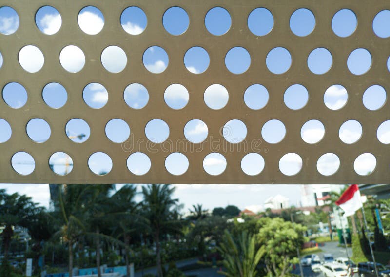 Texture Perforated Iron Hole Plate Stock Photo - Image of eps10, audio ...
