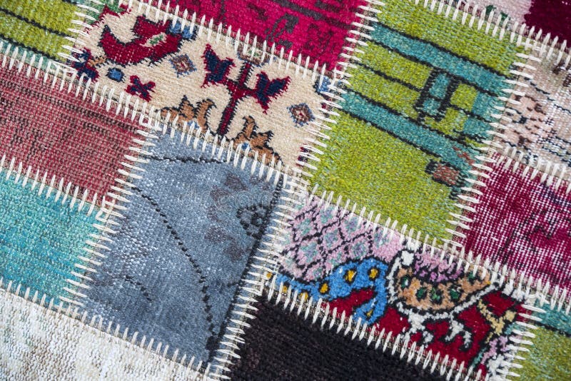 Texture of a Piece of Old Carpet Stock Photo - Image of handmade ...