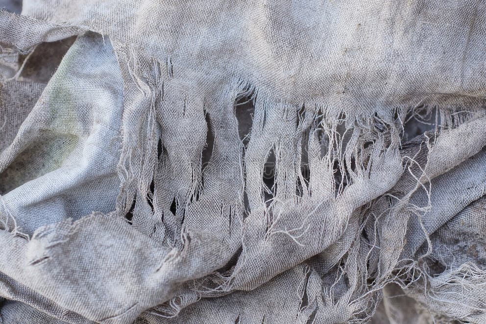 Texture from a Piece of Old Gray Dirty Torn Fabric Stock Photo - Image ...